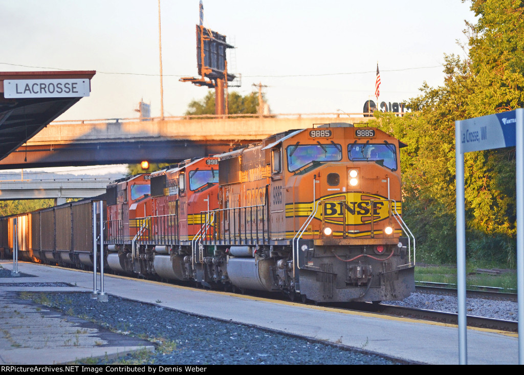 BNSF 9885, CP's Tomah Sub,